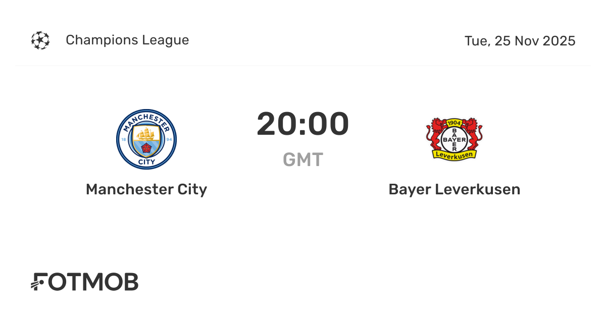 Manchester City vs Bayer Leverkusen - live score, predicted lineups and ...