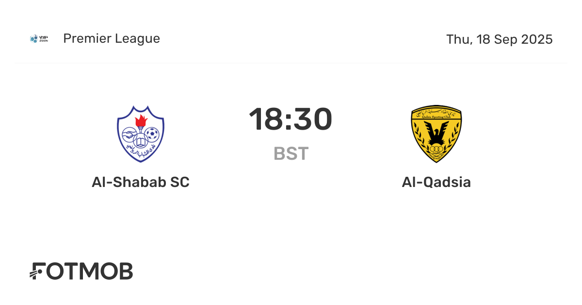 Al-Shabab SC vs Al-Qadsia - live score, predicted lineups and H2H stats