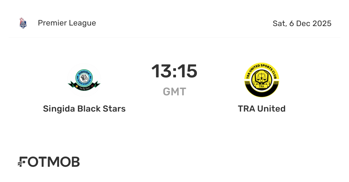 Singida Black Stars vs TRA United - live score, predicted lineups and ...