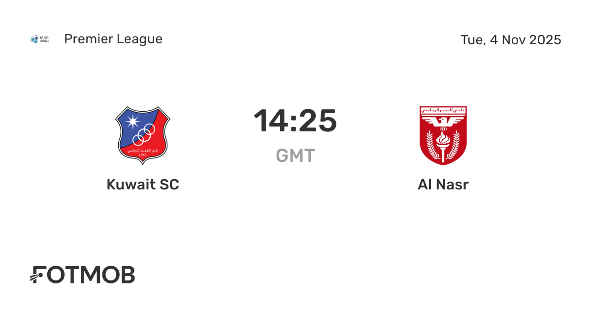 Kuwait SC vs Al Nasr - live score, predicted lineups and H2H stats