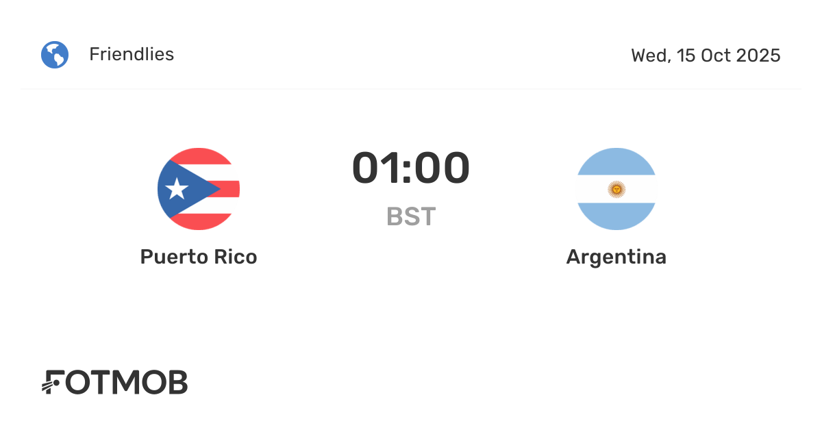 Puerto Rico vs Argentina - marcador en vivo, alineaciones previstas y ...