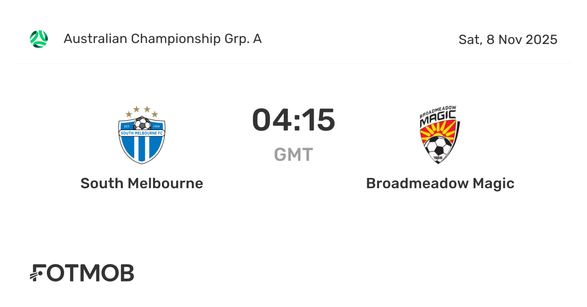 South Melbourne vs Broadmeadow Magic - live score, predicted lineups ...