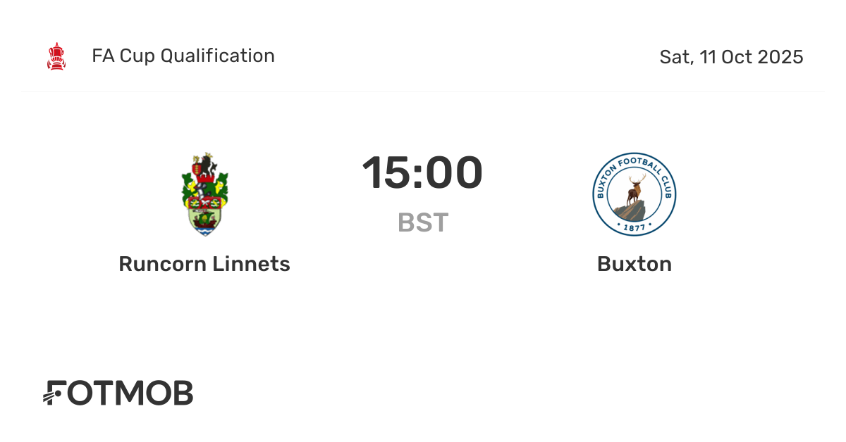 Runcorn Linnets vs Buxton - live score, predicted lineups and H2H stats