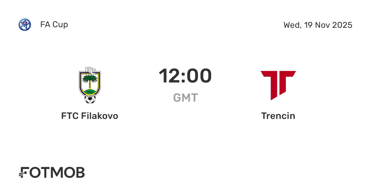 FTC Filakovo vs Trencin - live score, predicted lineups and H2H stats
