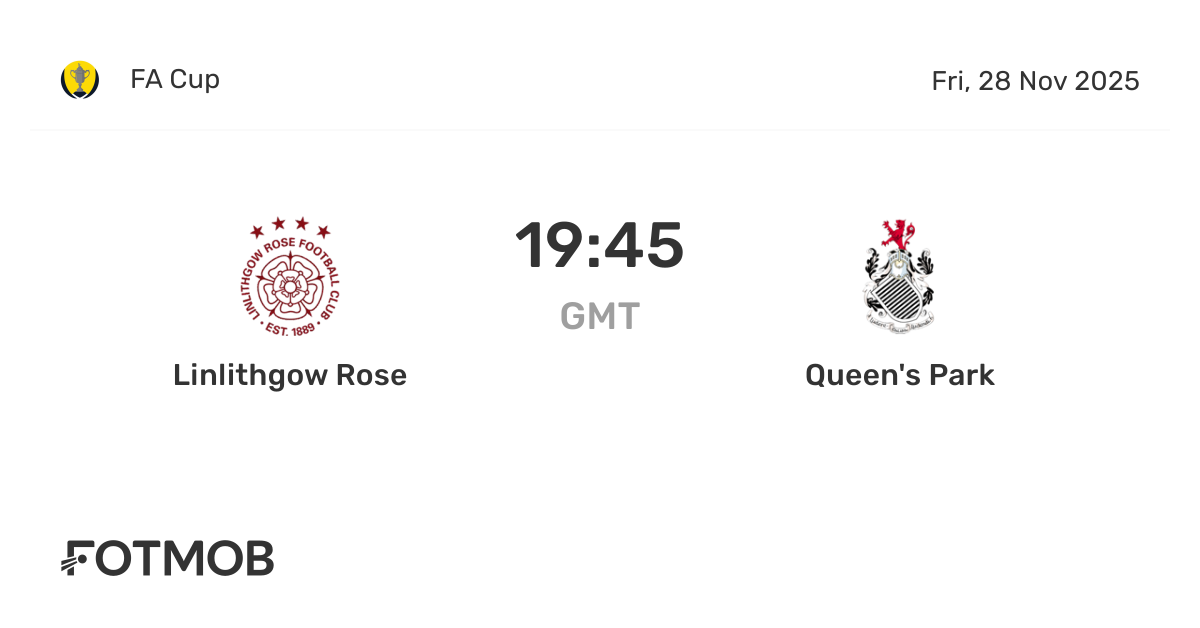 Linlithgow Rose vs Queen's Park - live score, predicted lineups and H2H ...