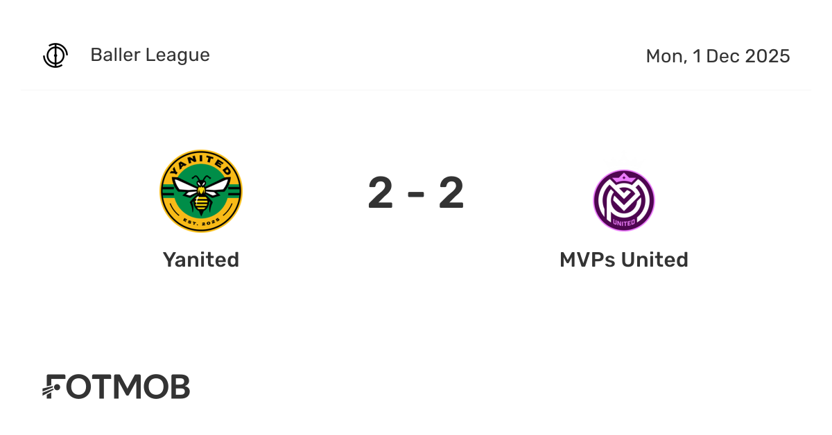 Yanited vs MVPs United - live score, predicted lineups and H2H stats