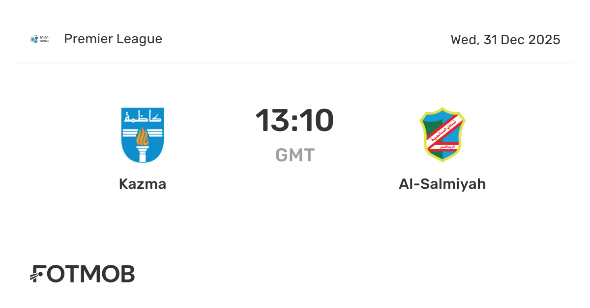 Kazma vs Al-Salmiyah - live score, predicted lineups and H2H stats