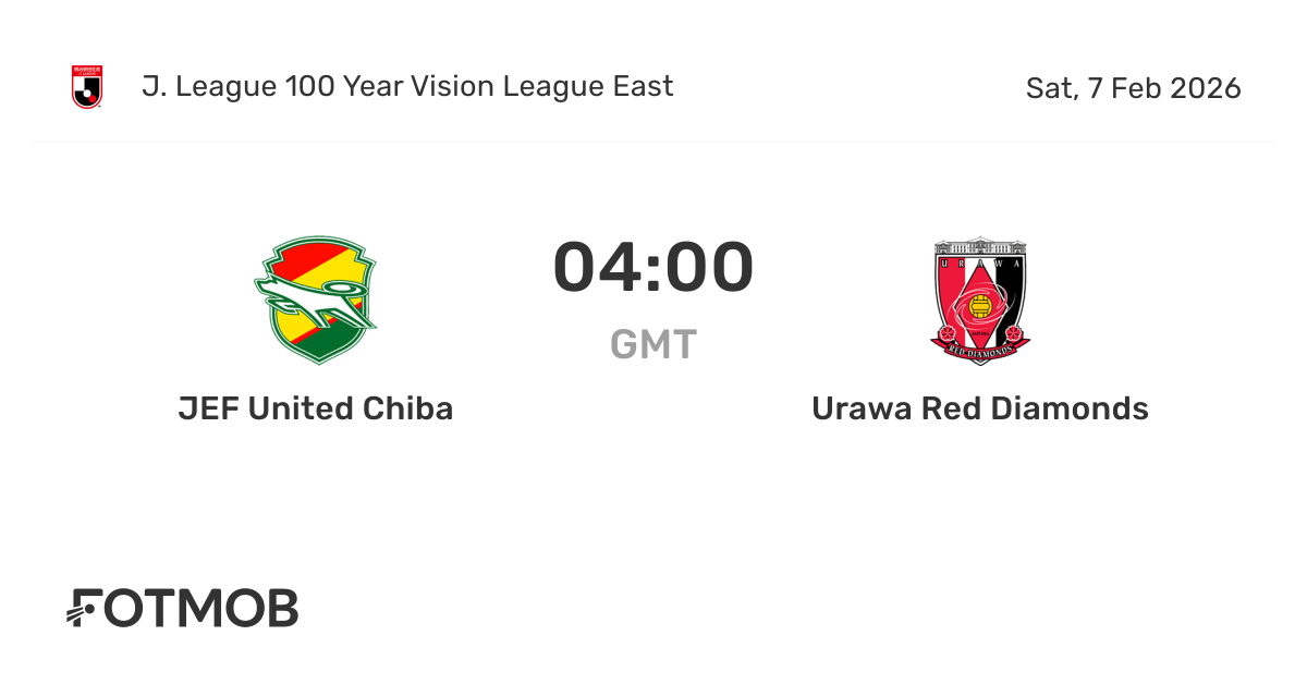 JEF United Chiba vs Urawa Red Diamonds - live score, predicted lineups ...