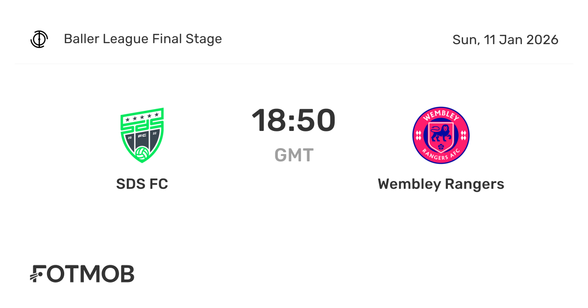 SDS FC vs Wembley Rangers - live score, predicted lineups and H2H stats