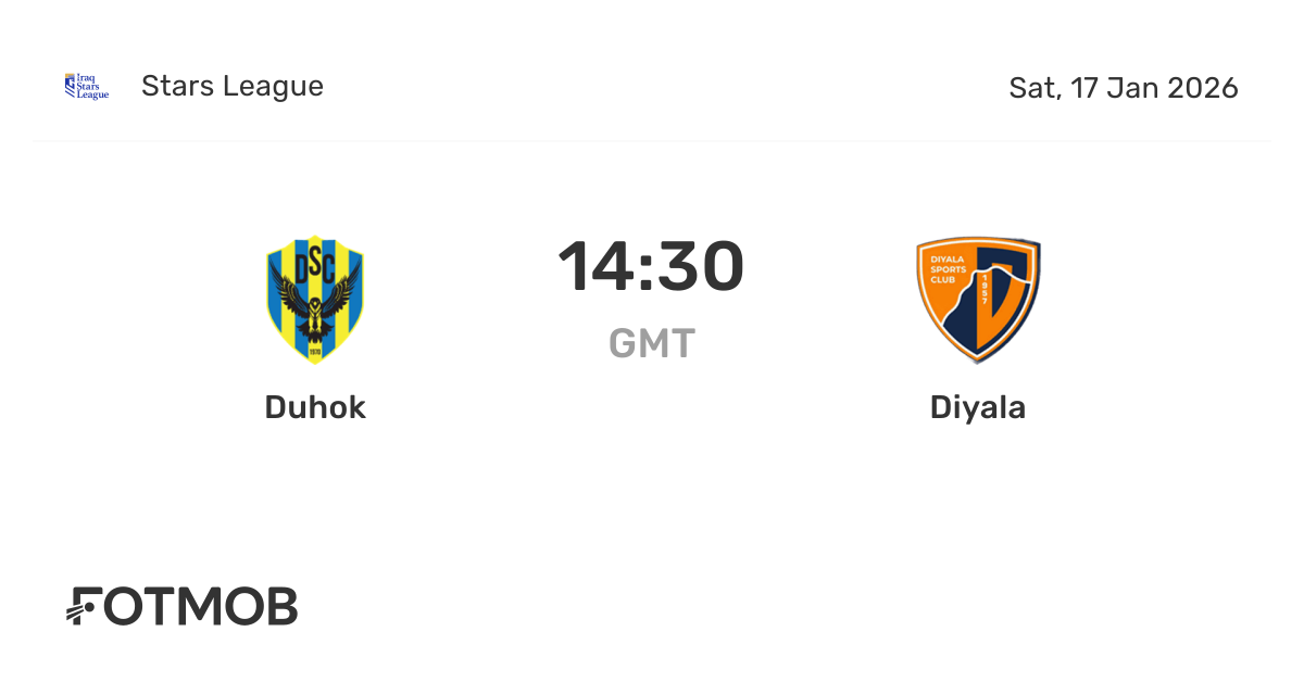 Duhok vs Diyala - live score, predicted lineups and H2H stats
