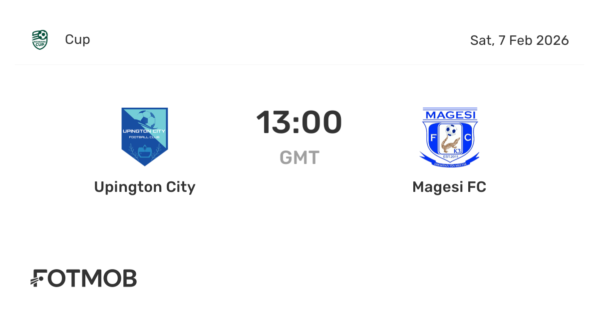 Upington City vs Magesi FC - live score, predicted lineups and H2H stats